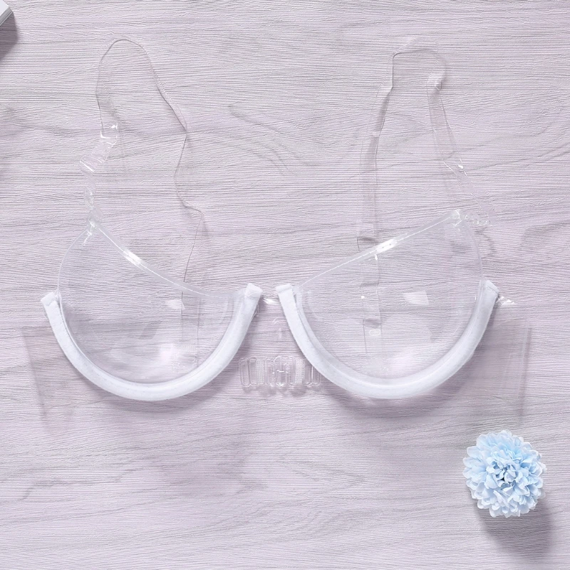 Frauen Der Dame Sexy Unterwäsche Transparente Bhs Kunststoff Klar ...