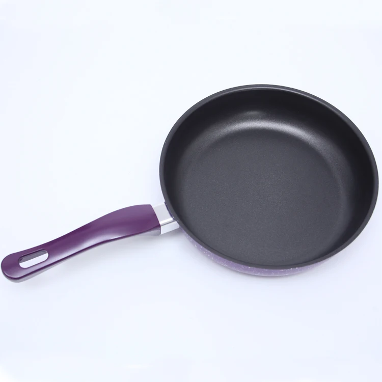 Purple Color Non Stick Professional Frying Cooking Pan - Buy Frying Pan ...