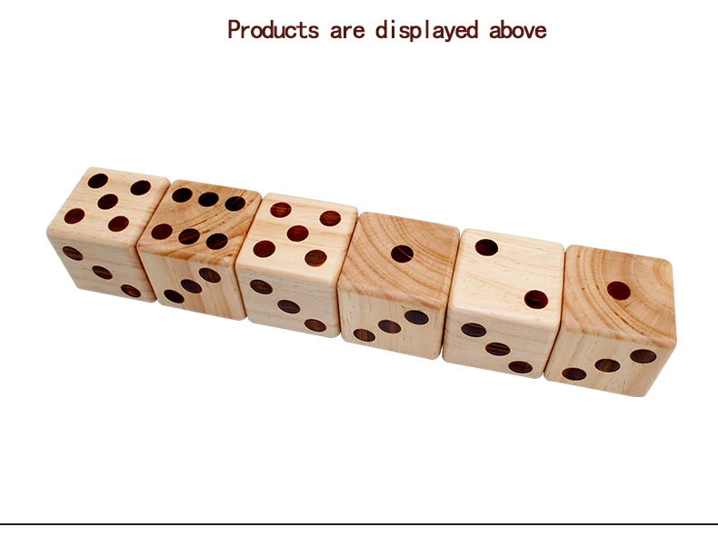Kayu Solid Dadu Raksasa Dadu Kayu Yard 6 Dadu Sisi - Buy Dadu 6 Sisi ...