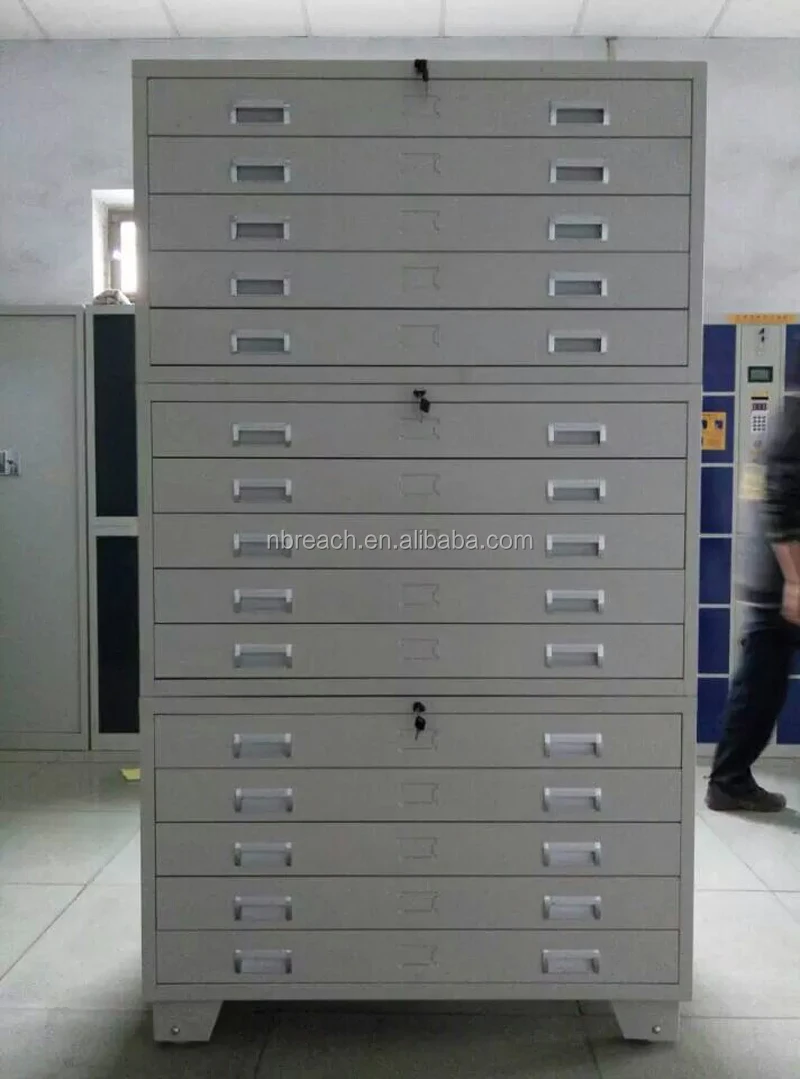 A0 Size Map Drawing File Storage Cabinet
