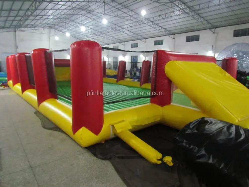 Water Play Inflatable Soapy Soccer Stadium, air Tight sealed Inflatable ...