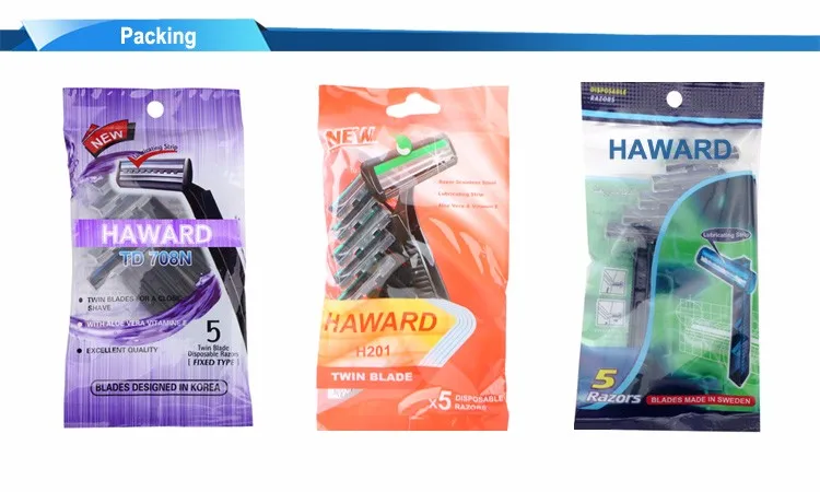 Stainless Steel Twin Blade Razor - Disposable & Durable