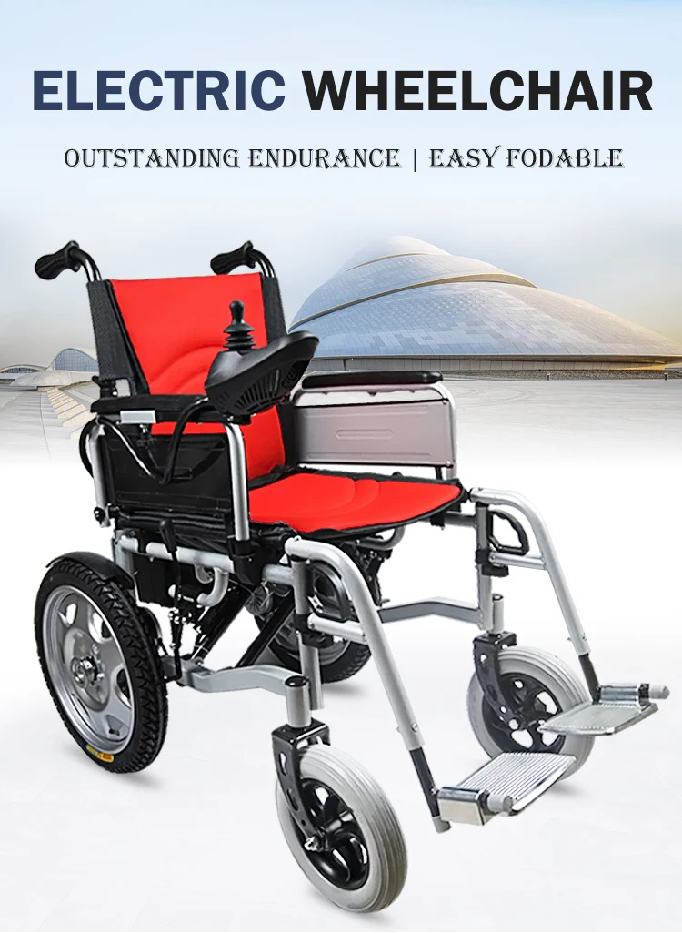 Folding Electric Motorized Wheelchair for Handicapped