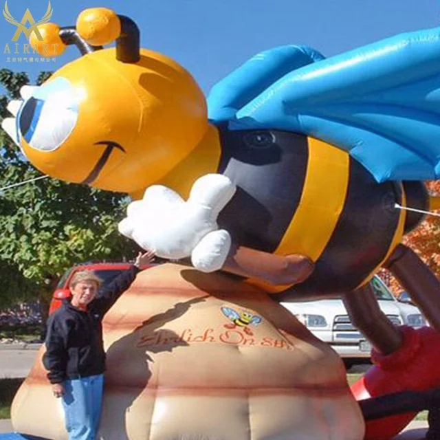 Giant Inflatable Bee Mascot - Perfect for Festivals & Events