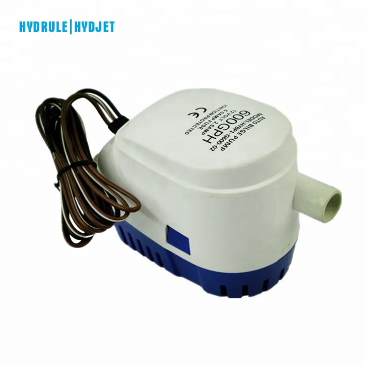 Hydrule 12v Dc Automatic Mini Submersible Bilge Pump With Float Switch ...