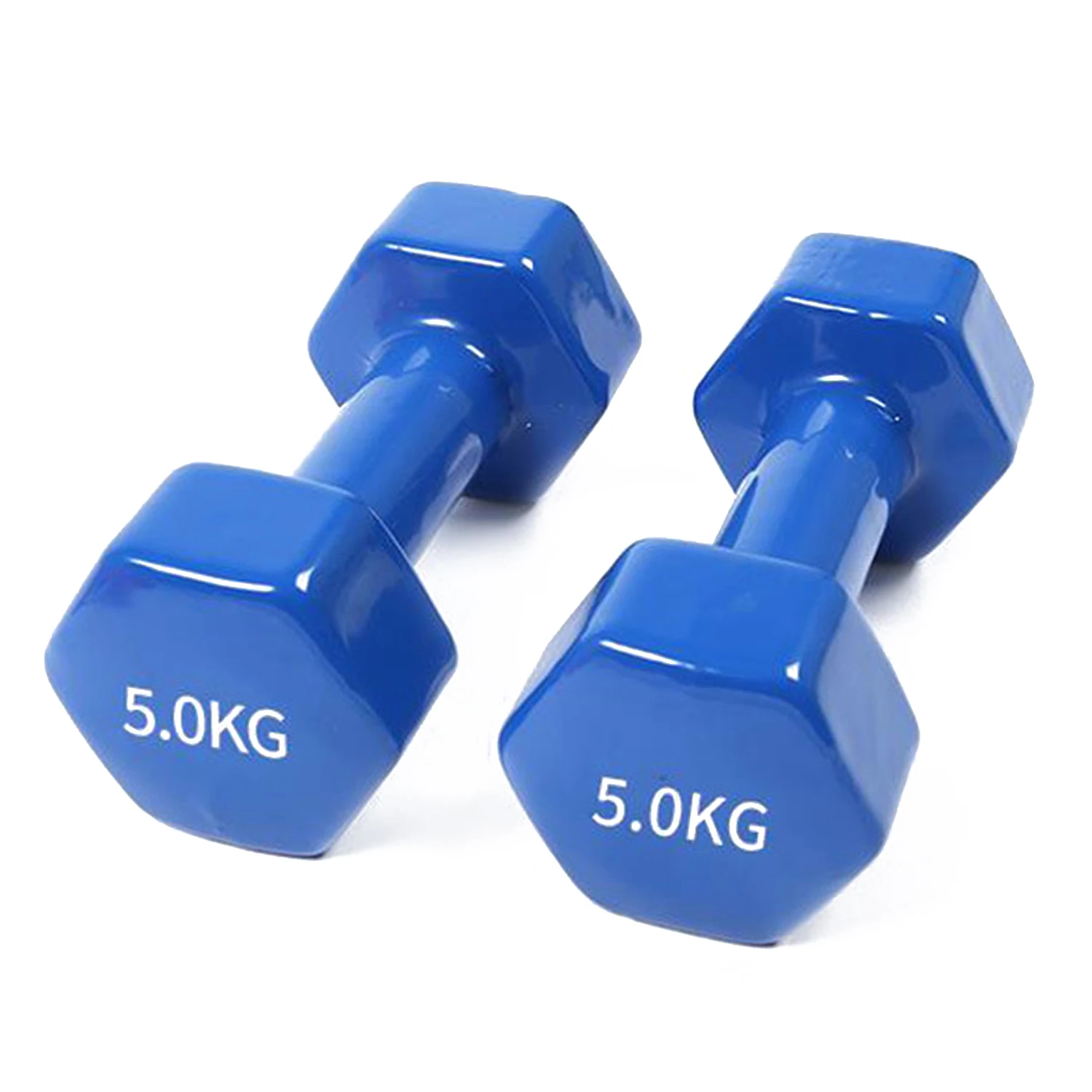 Custom Vinyl Dumbbells Set for Strength Training