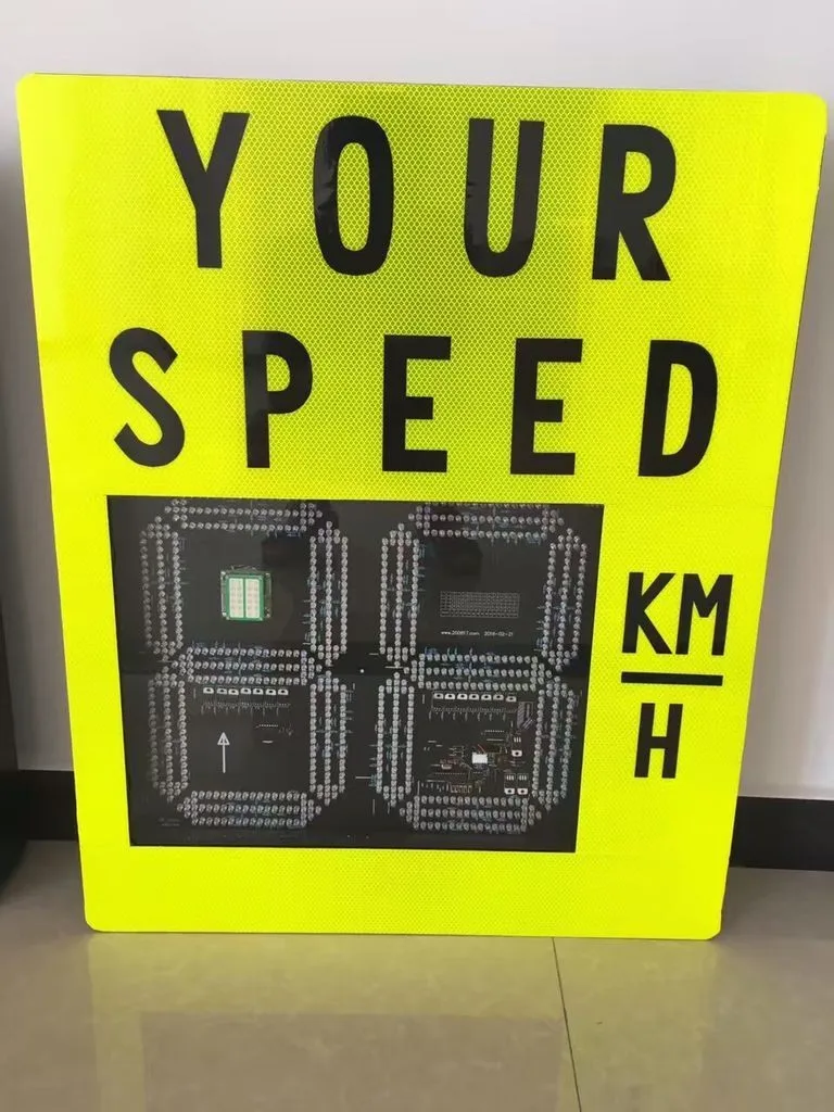 Radar Detective Speed Warning Led Signs Speed Measurement Display ...