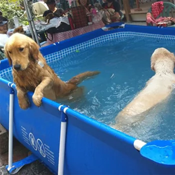 Pvc Dog Swimming Pools Inflatable Rectangular Swimming Pool - Buy Dog ...
