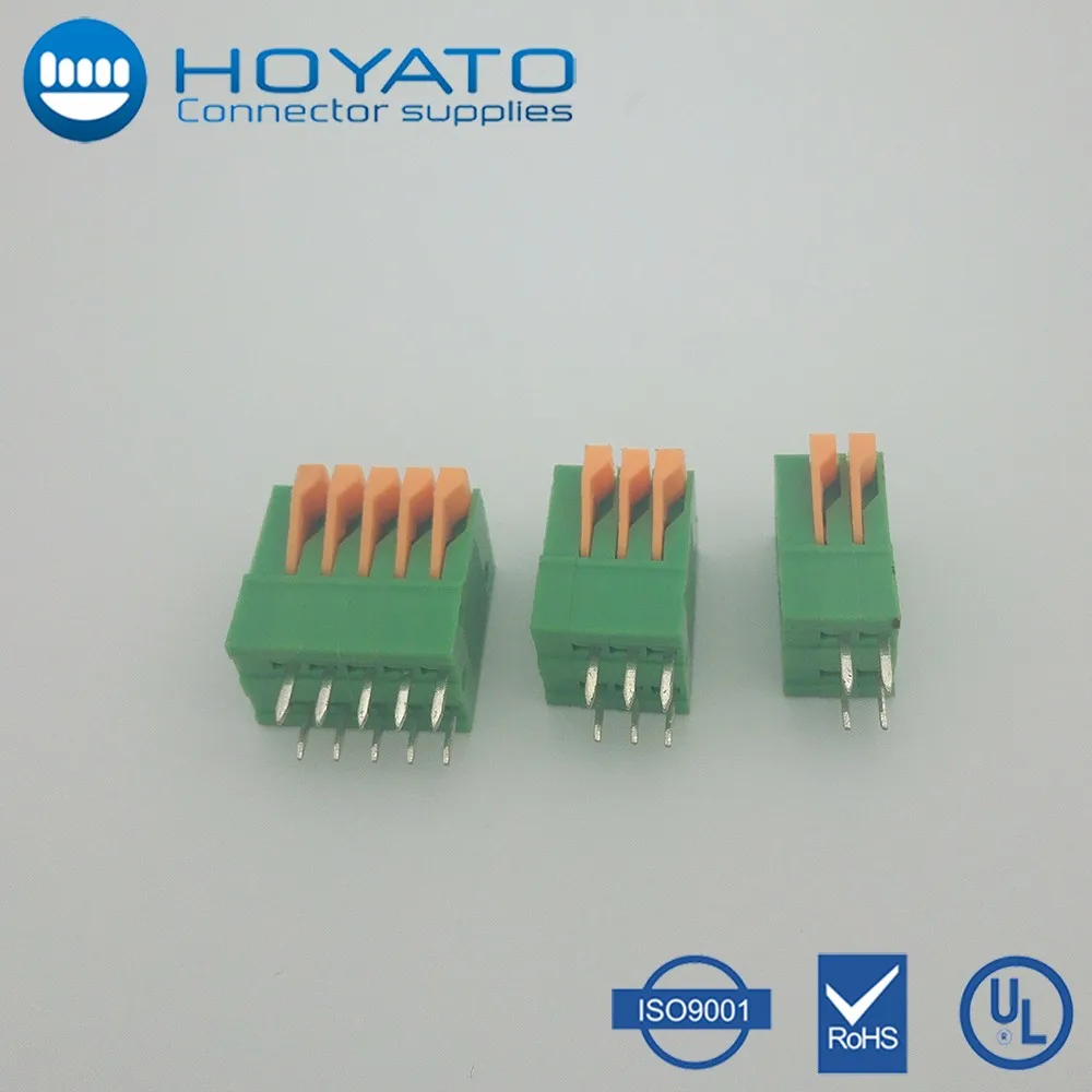 Pcb Pin Block Terminal Connector 2.5mm Pitch 141v Panel Mount Screw ...