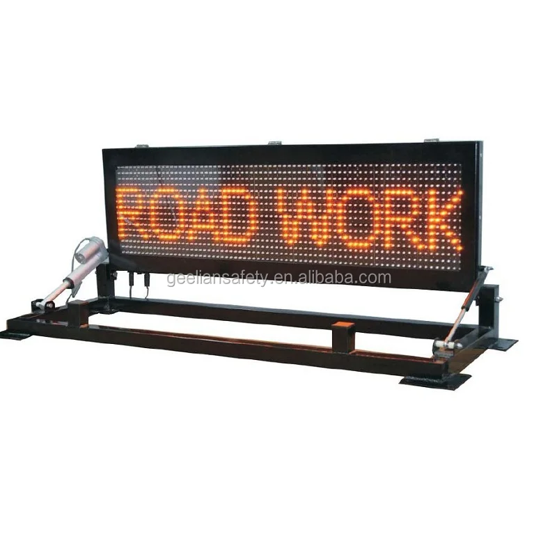 Manufacture Road Traffic Safety Solar Signal Sign Arrow Board Trailer ...