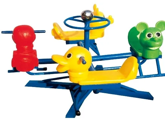 Hand Push Carousel Chair/backyard Carousel/carousel Horses Ride Qx-123h ...