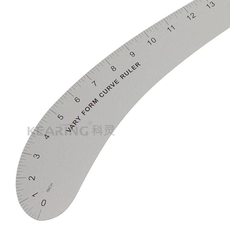 Kearing Brand,24 Inches Aluminum French Curve Ruler,Vary Form Curve ...