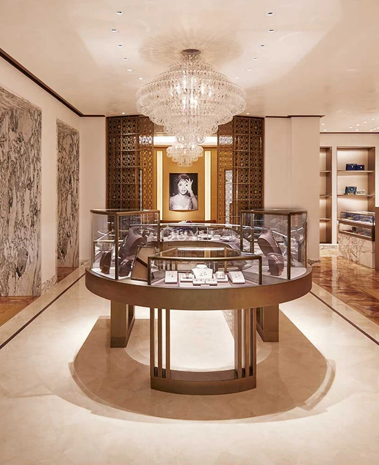 Modern Jewellery Shop Counter Design - OUYEE Customized