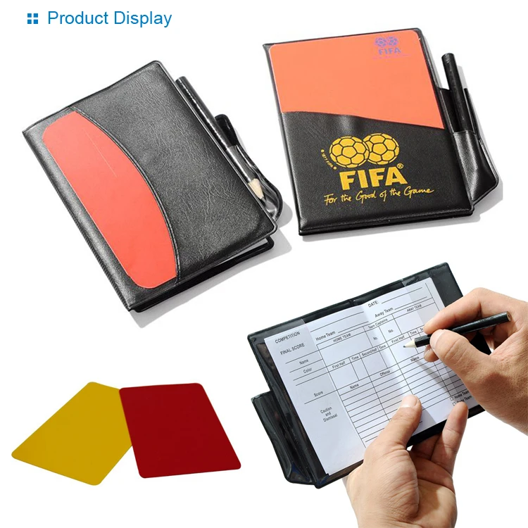 Soccer Referee Wallet With Red Card And Yellow Card - Buy Soccer ...