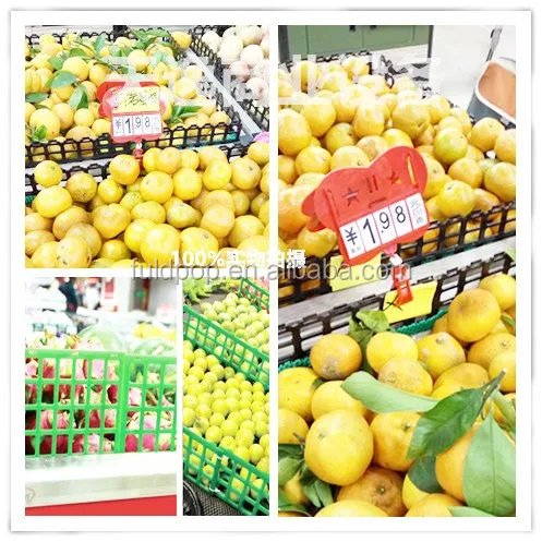 Free Joint Plastic Shelf Dividers for Vegetable & Fruit Display