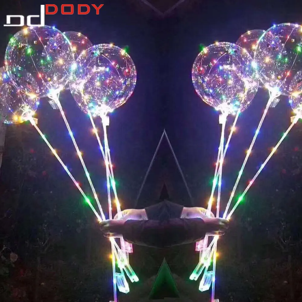 18 Inches Outdoor Transparent Led Balloon Lights,For Christmas New ...