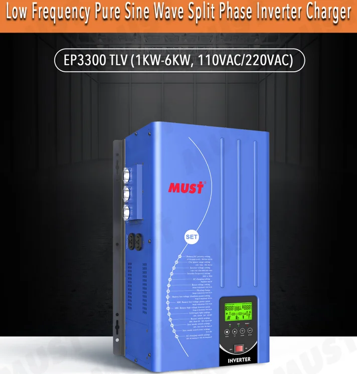 1000w 2000w 3000w 4000w 5000w 6000w Dual Output Split Phase Inverter ...