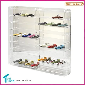 Custom 8-step Transparent Glass Car Model Display Cabinet Plexiglass ...