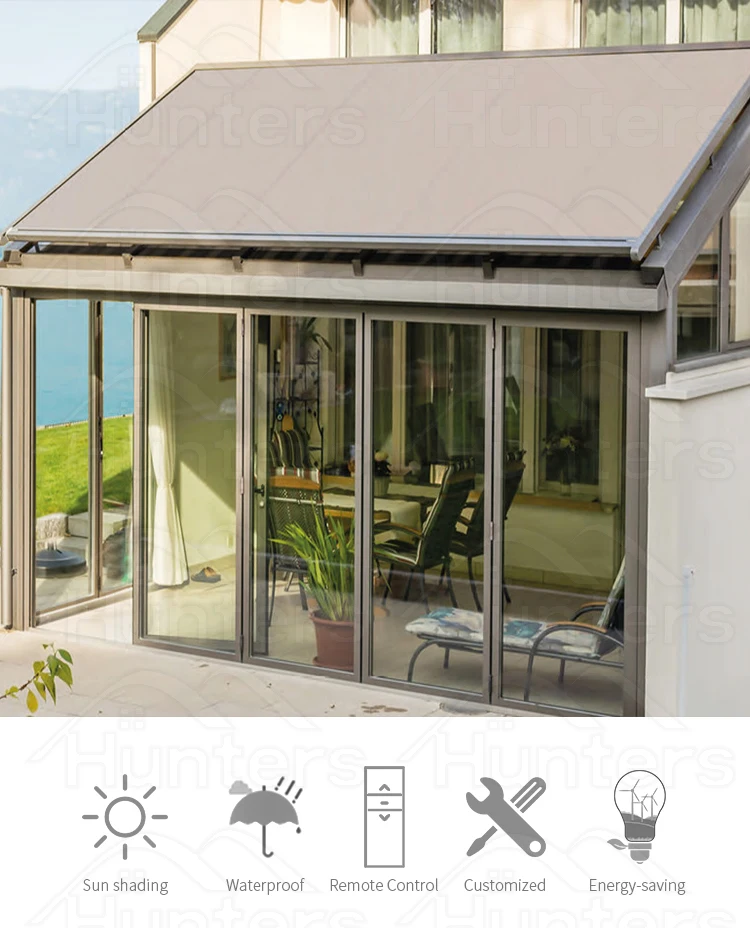 Remote Control Skylight Awning/conservatory Canopy/motorized Sunroom ...