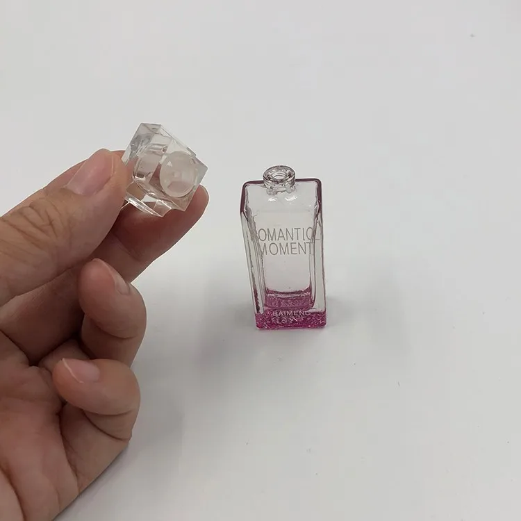 Sample Size 6ml Mini Perfume Bottle - Square Glass Tester Vial for ...