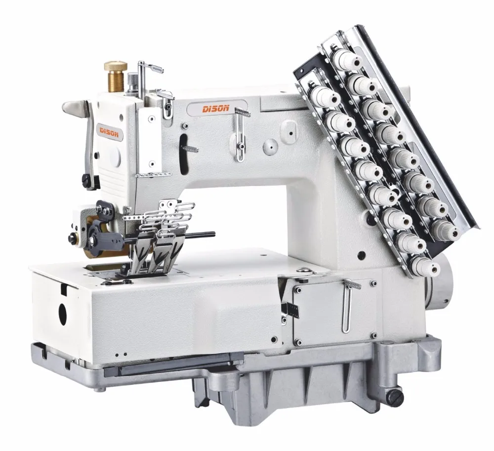 DS-1408PL Double Chain Stitch Sewing Machine for Attaching Line Tapes