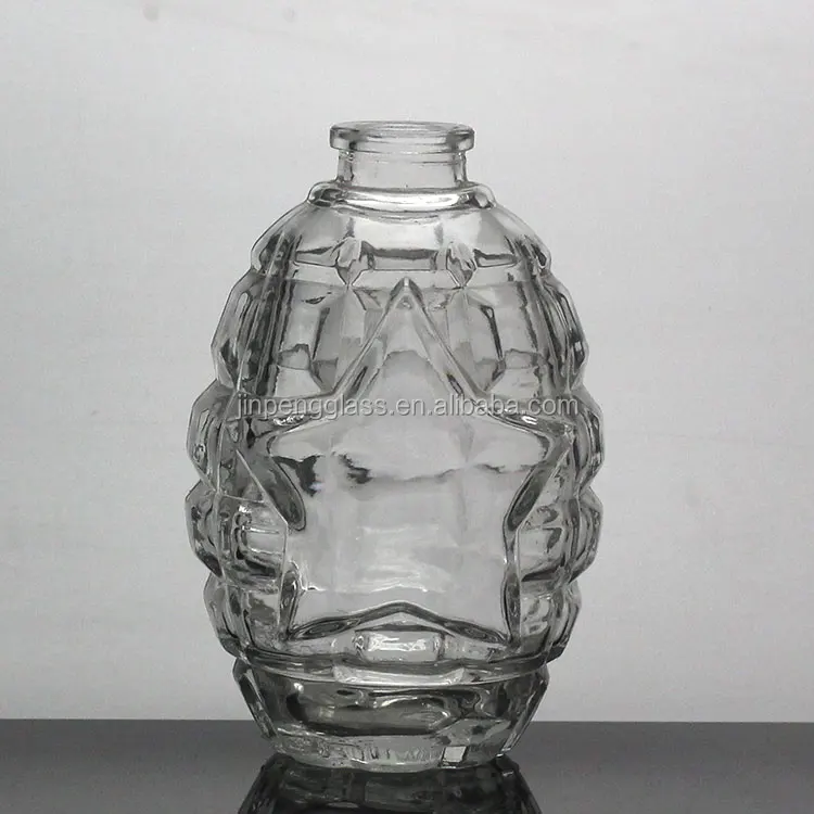 Bomb Shaped Glass Bottle 500ml Liquor Unique Custom Bottle - Buy Unique ...