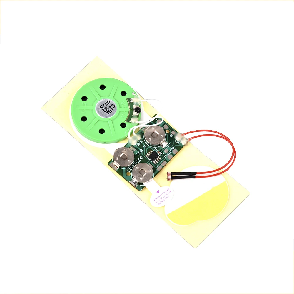 Mini light sensor activated sound voice music chip module with motion ...