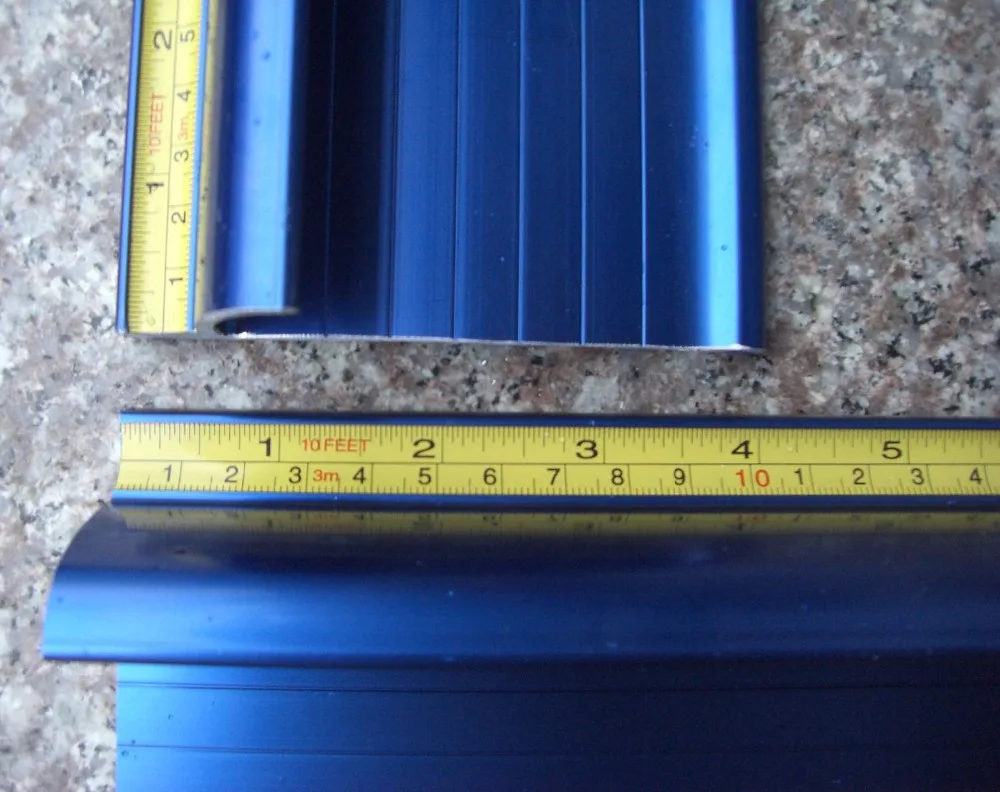 Aluminum Wider Safety Cutting Ruler for Advertising Materials