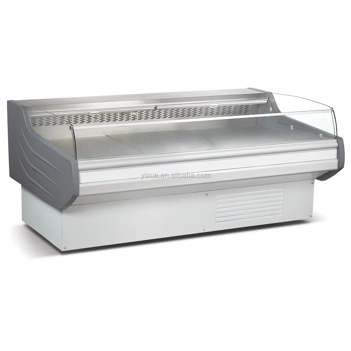 Guangzhou Factory 2m Meat Display Chiller With Panasonic Compressor ...