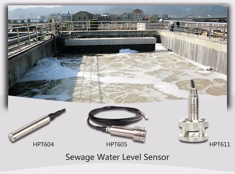 Holykell Oem Anti-clogged Sewage Sludge Level Sensor For Water ...