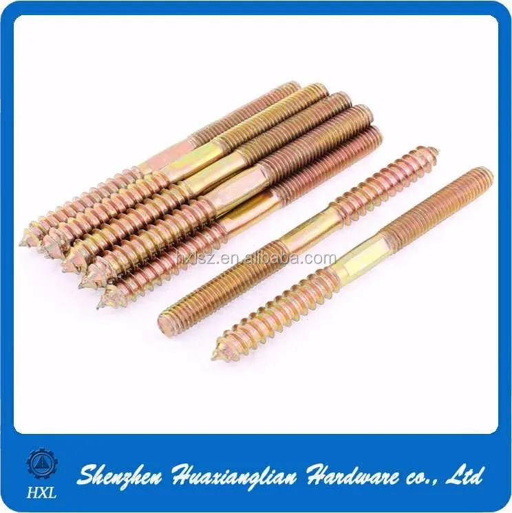 M5 M6 M8 M10 Double Ended Metal Self Tapping Threaded Rods Screw - Buy ...