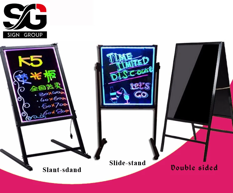 Rgb High-light Strip Led Writing Board For Advertising Sign Board - Buy ...