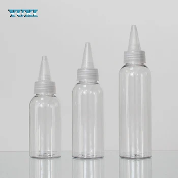 100 Ml 100ml Small Clear Plastic Bottle With Long Nozzle - Buy 100 Ml ...