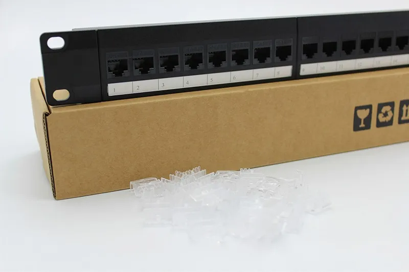 1u Keystone Type Snap-in Lan Cable Patch Panel Cat5e In Networking ...