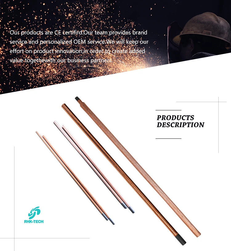 RHK Gouging Electrode Welding Carbon Rod Blank in Graphite