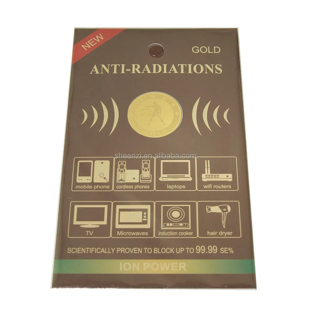 2017 Hot Selling Phone Anti Radiation Sticker 24k Anti Radiation Mobile ...