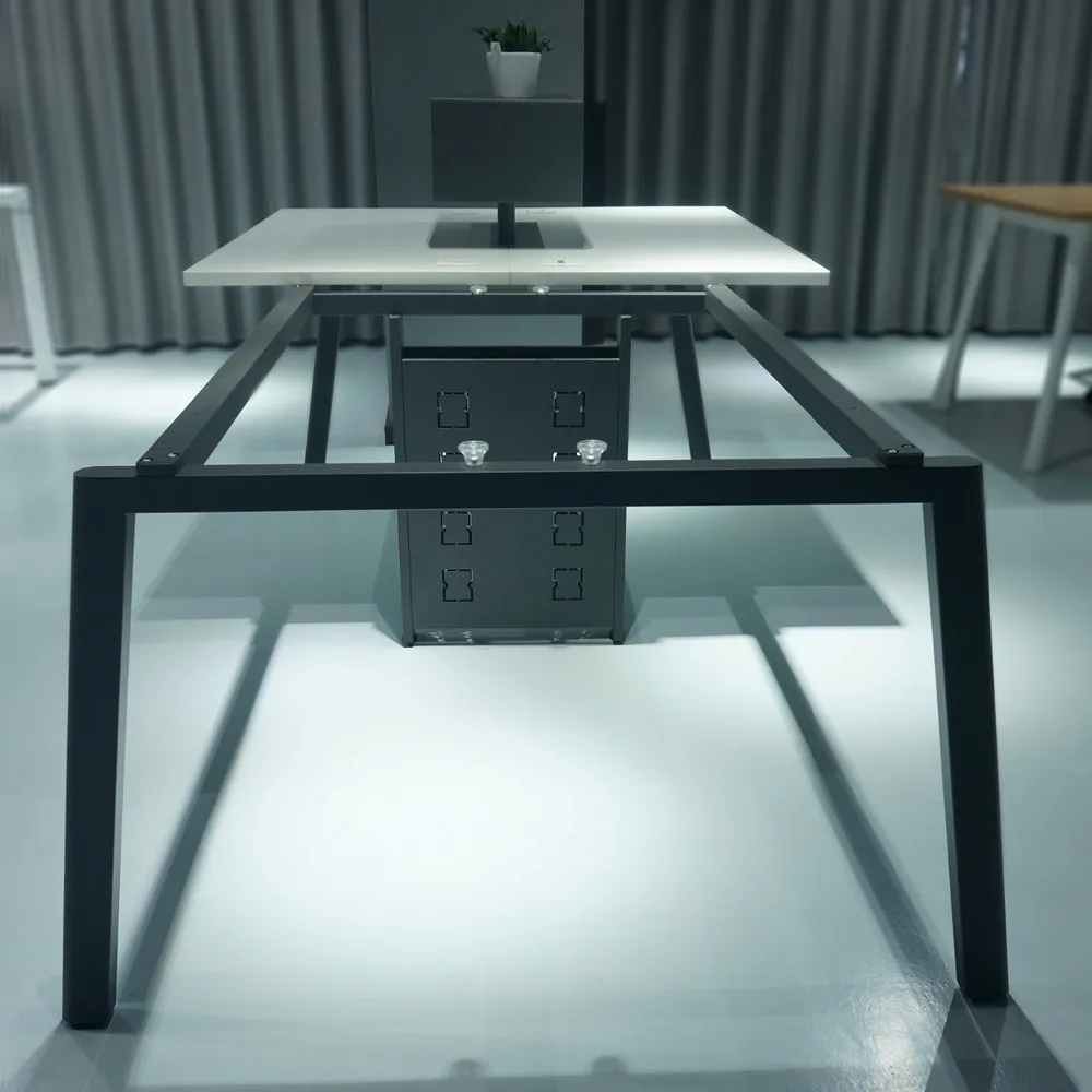 Guangzhou Factory Hot Sale Steel Metal Iron Office Desk Table Furniture ...