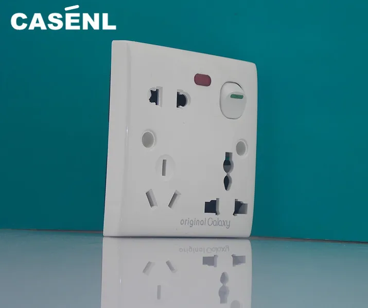 Electrical Multi Socket Wall Sockets/multi 6 Pin Plug Socket With ...