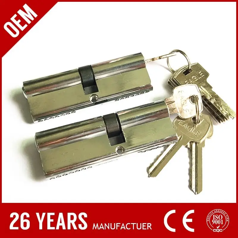 Ce Aluminium Double Dom Key Cylinder Dimple Lock Cylinder With Low ...