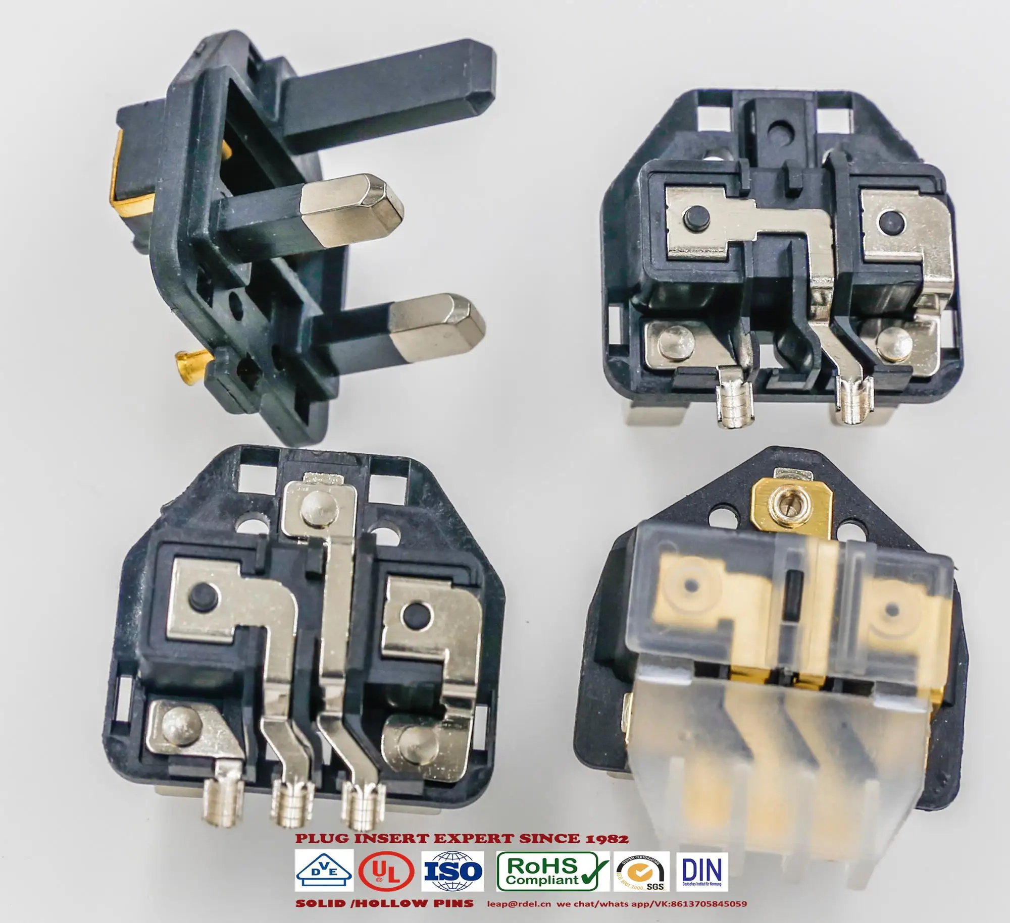 Uk 3-pin Electrical Plug Insert/brtain Bsi Power Plug Insert - Buy ...