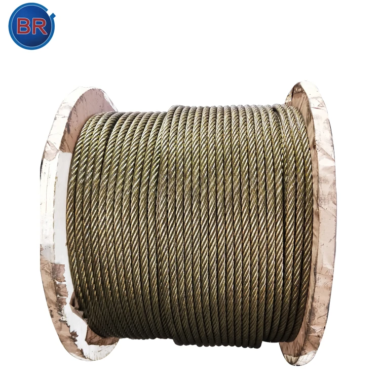 ASTM Standard 6x37 Galvanized Steel Wire Rope for Hoisting| Alibaba.com