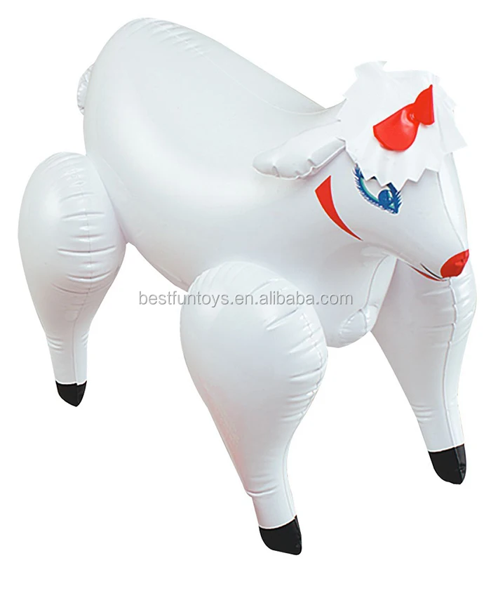 Durable Pvc Inflatable Blow Up Sheep Portable Party Love Sheep Soft ...