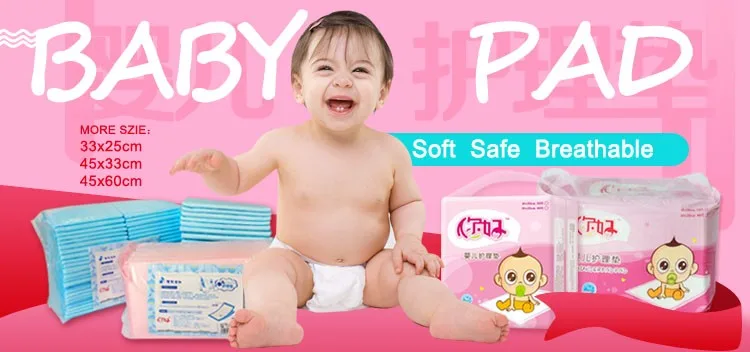Oem Disposable Baby Under Pads Baby Urine Bed Pad,Baby Blue Underpad ...