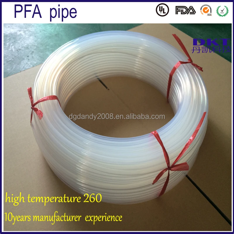 Pfa/fep Tube Transparent 8*6mm /fep/pfa Plastic Pipe /teflon Tubing From Dankai Factory - Buy ...