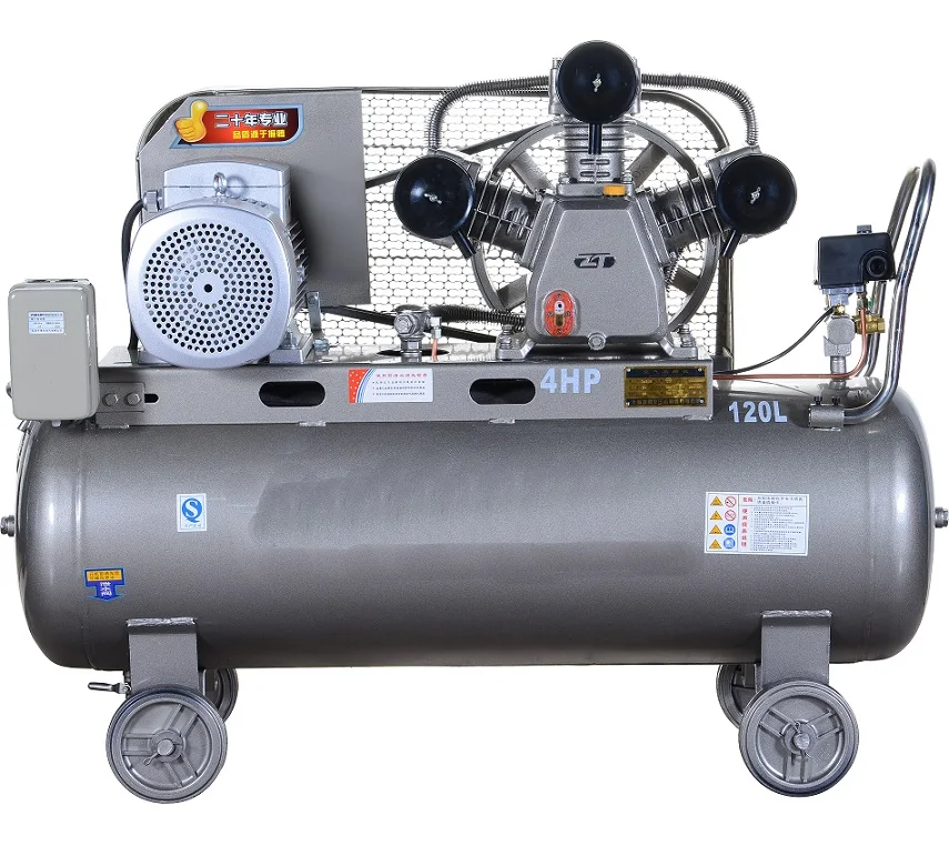 Belt-driven4 Hp Portable 3-cylinder Air Compressor With Ce Rohs - Buy ...