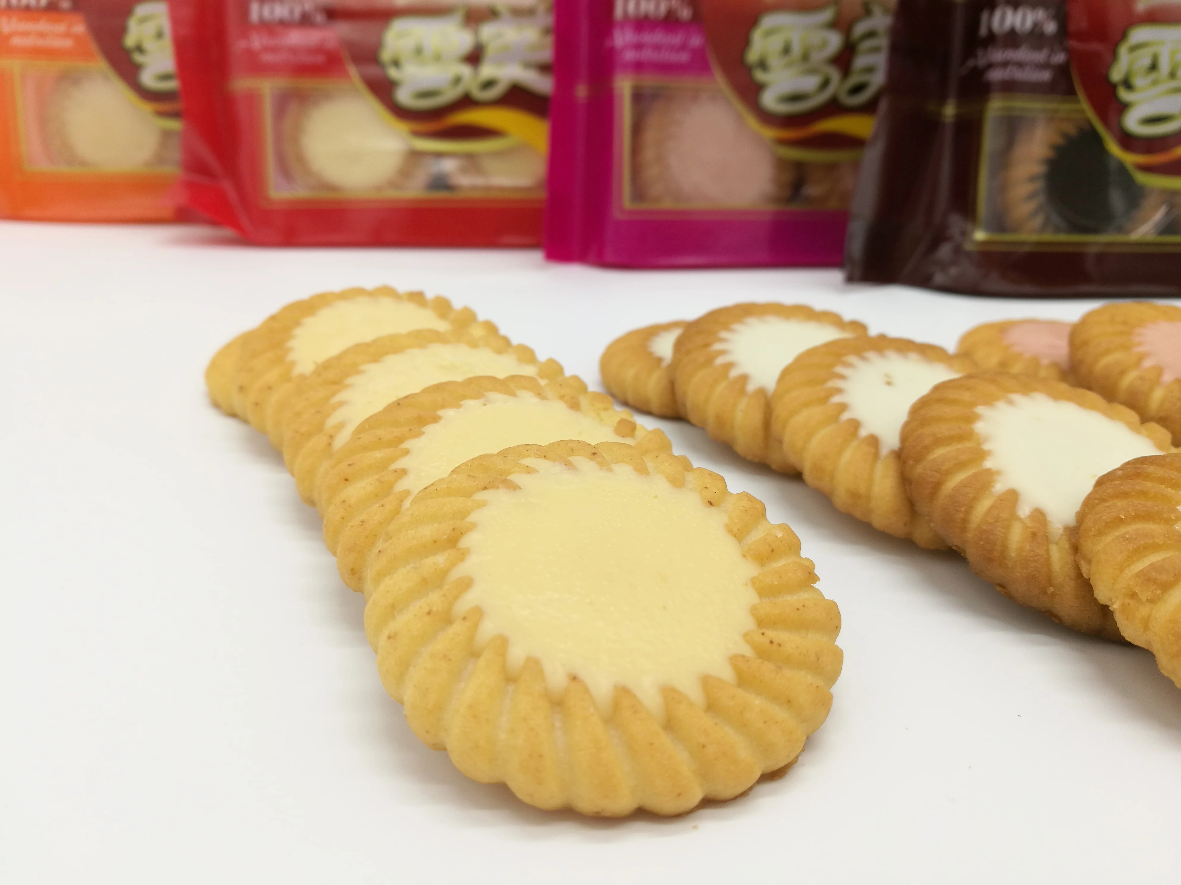 New Fashionable Hot Sale China Factory Orange Coated Biscuit - Buy ...