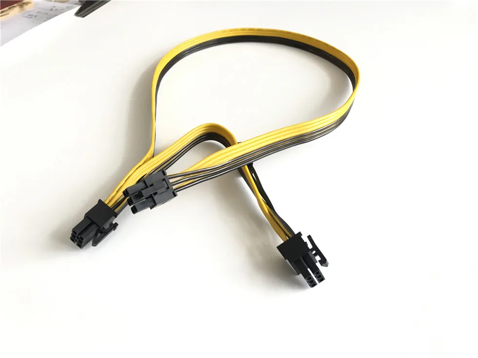 18awg Pci E Express Gpu Graphics Video Card Supply Power Splitter Cable ...