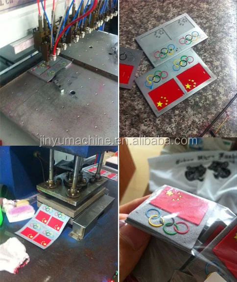Silicone Garment Logo Making Machine Clothes Label Production Line With ...