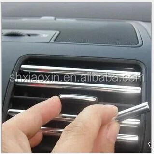 Car Air Conditioning Vents Decoration Chrome Moulding Trim Strip - Buy ...