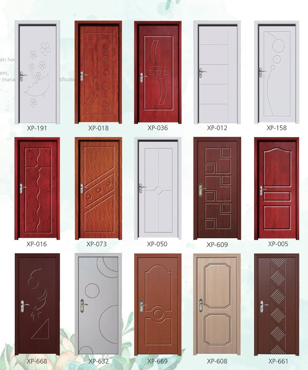 Entrance Bedroom Office Toilet Painted Laminated Colors Wpc Plastic ...